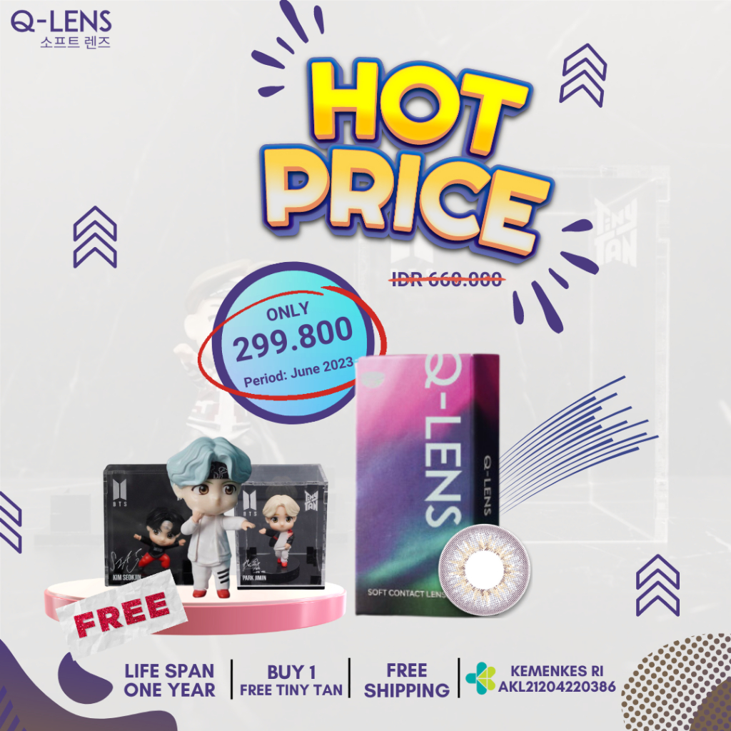 Jual GRATIS 1 BTS TINY TAN PLUS BOX | Bundling Q-LENS x BTS | Shopee ...