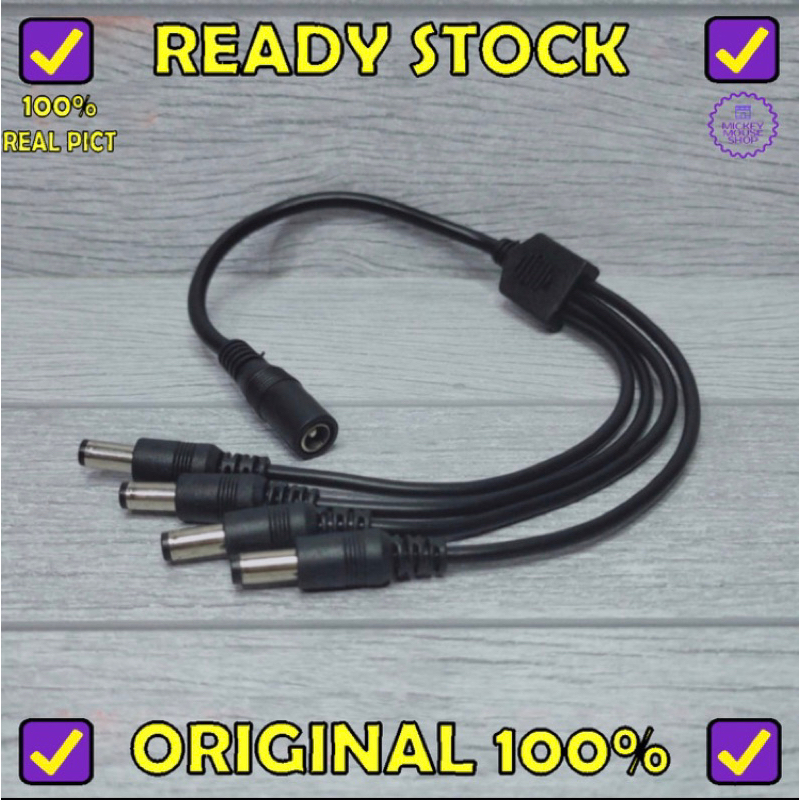 Jual Kabel Cabang Adaptor Efek Gitar Daisy Chain 4 Way | Shopee Indonesia