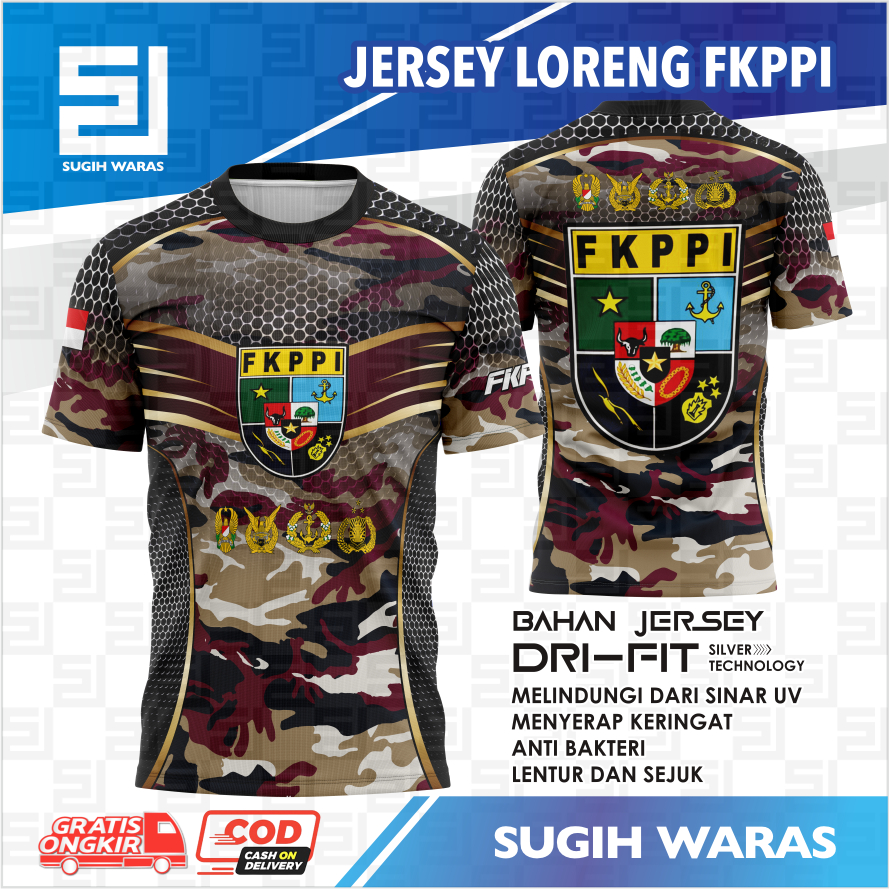 Jual JERSEY FKPPI / KAOS FKPPI / DRY FIT LORENG FKPPI / LENGAN PENDEK ...