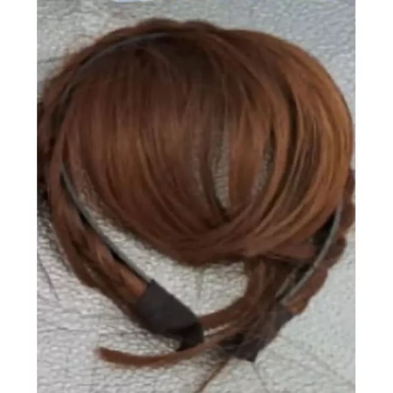 Jual BANDO DENGAN PONI WIG RAMBUT PALSU JAMBANG WIG KOREAN STYLE MESSY ...