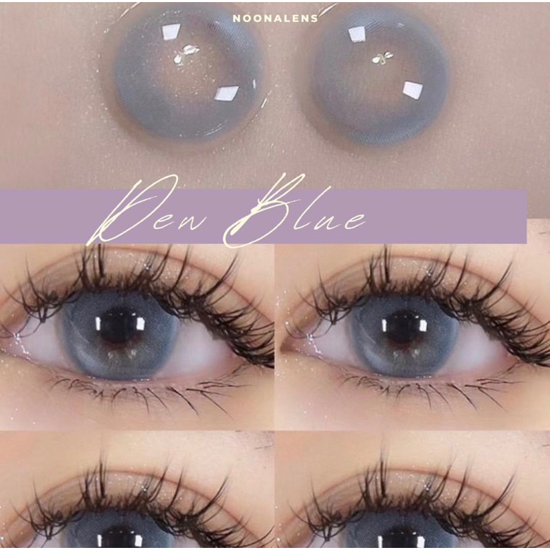 Jual [Noonalens] softlens dew blue softlens biru muda polos 14.5mm ...