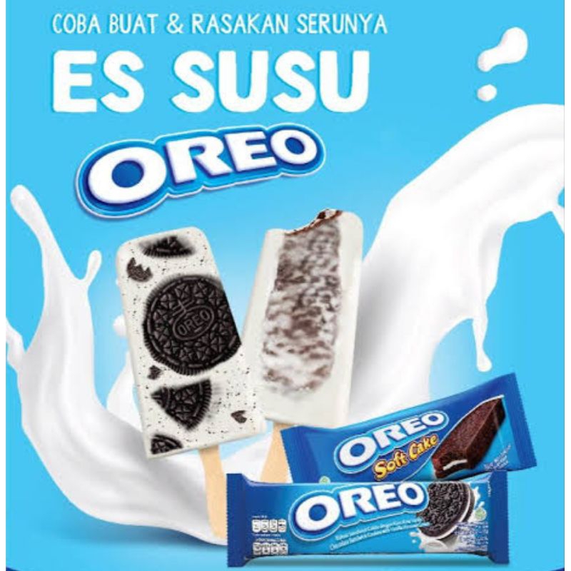 Jual Oreo Chocolate Sandwich Cookie's With Vanila Susu roll 65gr 7 Roll ...