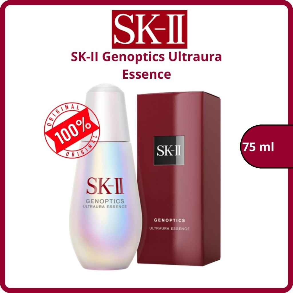 Jual SKII SK-II SK2 SK II GenOptics Ultraura Essence 75ml (100% ORI) | Shopee Indonesia