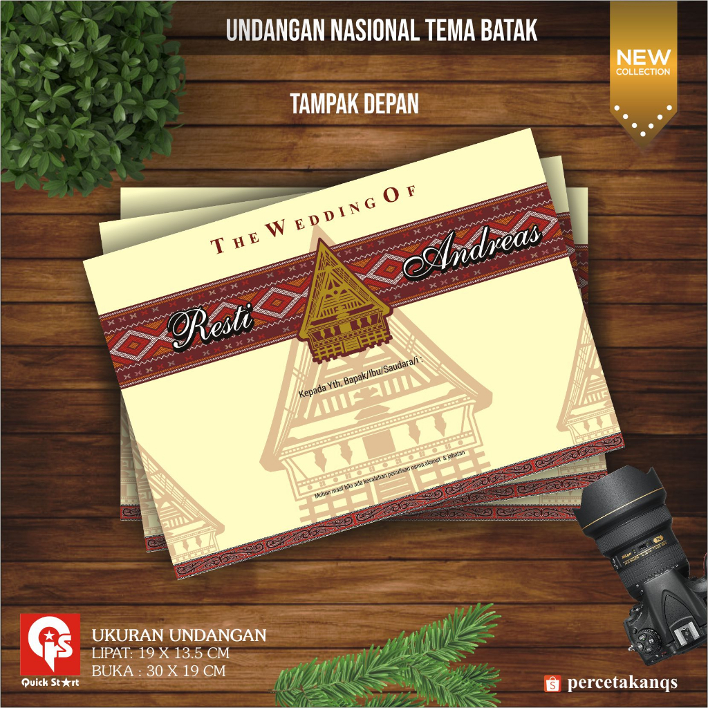 Jual Undangan Pernikahan Nasional Tema Batak | Shopee Indonesia
