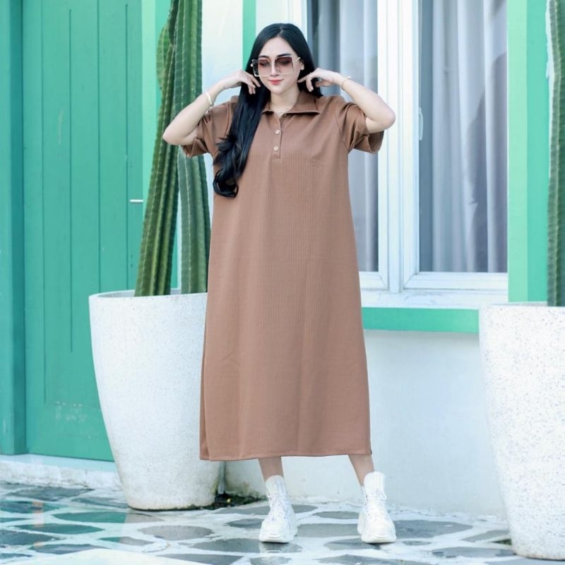 Jual JENNY DRESS KNIT PREMIUM JUMBO LD 125 / DRESS RAJUT JUMBO PREMIUM ...