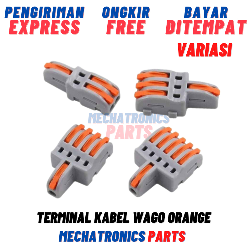 Jual Terminal Kabel Wago 1 ke 2,3,4,5 Line NV-F12,F13,F14,F15 Jalur Sambungan Konektor Connector ...