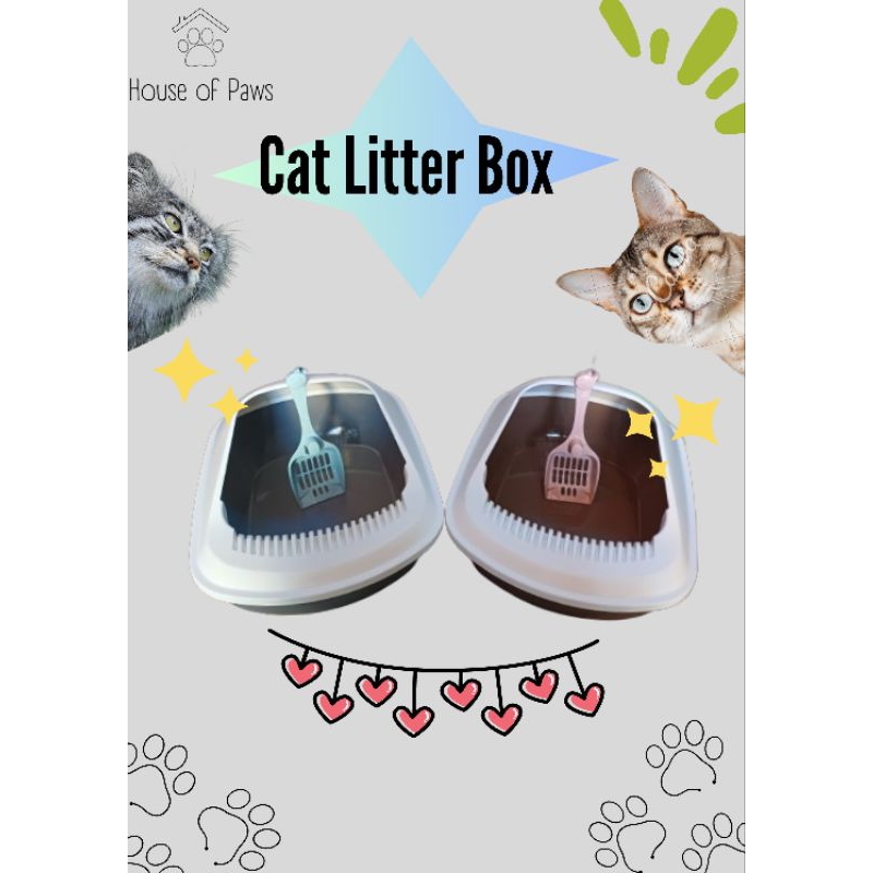 Jual Cat Litter Box Tempat pasir & tempat pup kucing dgn Varian Model ...
