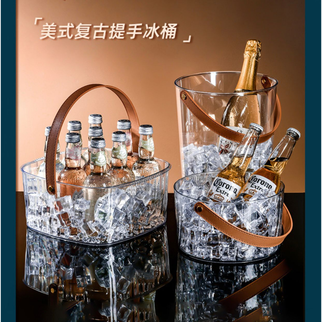 Jual Ice Bucket Storage Transparan / Fruit Basket Transparan / wadah ...