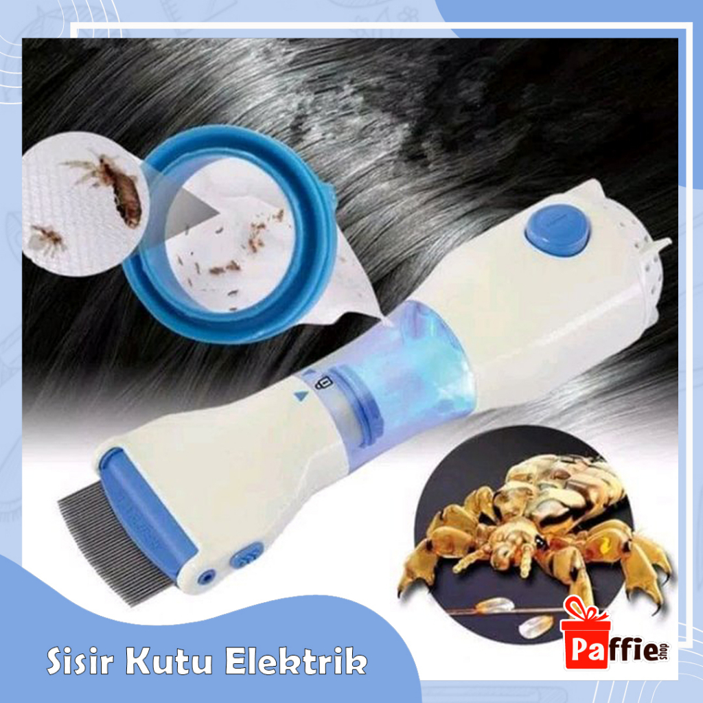 Jual Sisir Kutu Rambut Elektrik Bukan V-COMB Vacuum Kutu Rambut Hair ...