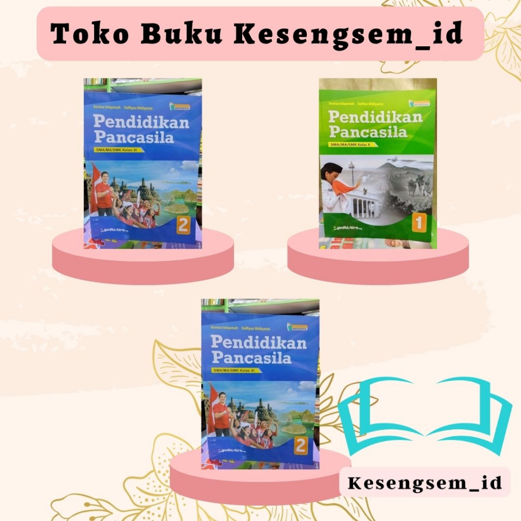 Jual Buku Pendidikan Pancasila Kelas 10, 11, 12 SMA/MA Kurikulum Merdeka - Yudhistira | Shopee ...