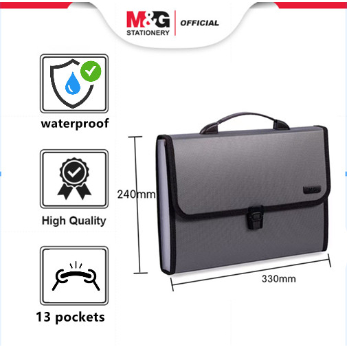 Jual M&G Map Plastik Kancing / Tas Map Plastik A4 Anti Air / A4 ...