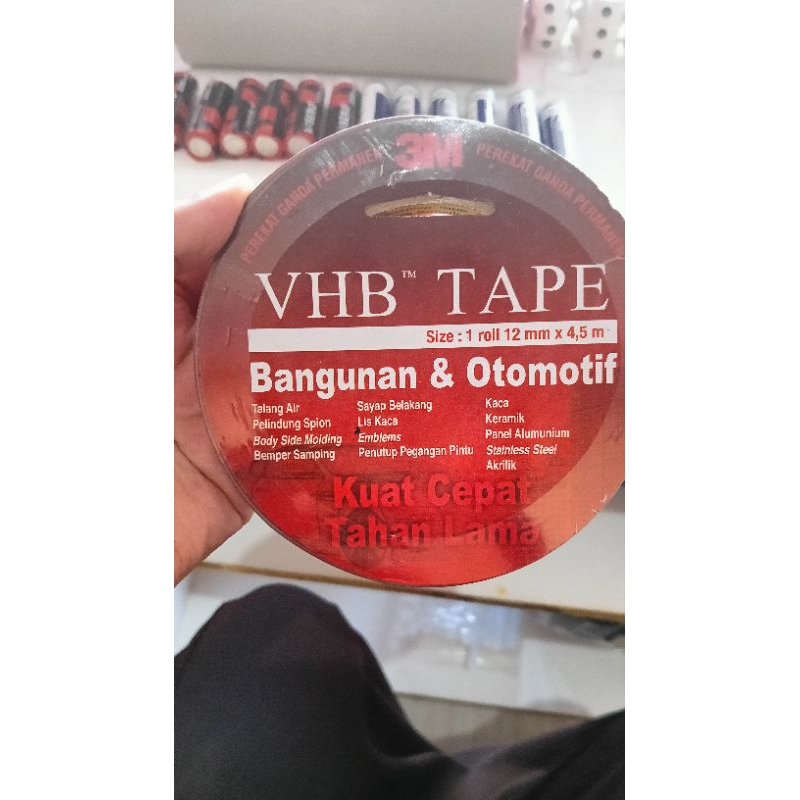 Jual DOUBLE TAPE VHB 3M | DOUBLE TAPE LAMPU LED STRIP | LEM LAMPU LED ...