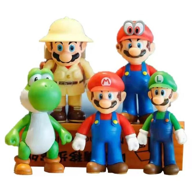 Jual Mainan Figure Super Mario Odyssey Set Isi 5 Pcs | Shopee Indonesia