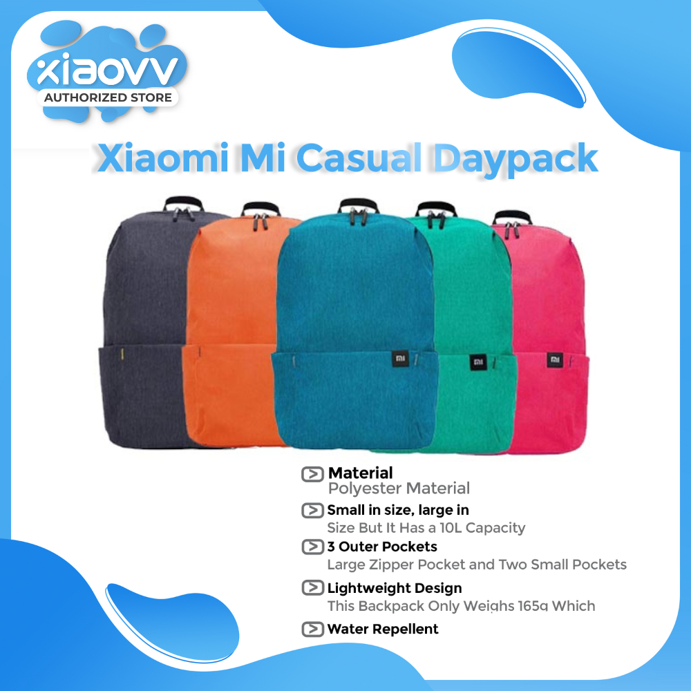 Jual Tas Ransel Mi Casual Daypack 10L Waterproof Backpack | Shopee ...