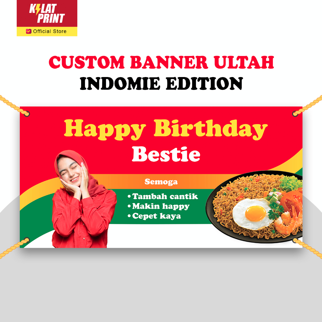 Jual Custom Banner Ultah Hadiah Sidang Wisuda Design Indomie Edition ...