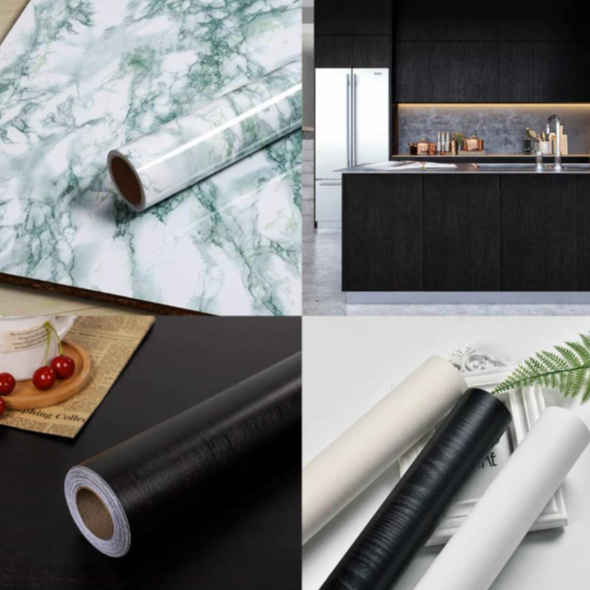 Jual Stiker Dinding Pvc Sticker Serbaguna Wallpaper Dinding Polos ...