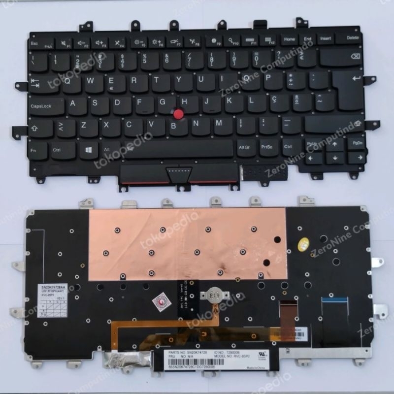 Jual KEYBOARD LENOVO THINKPAD X1 CARBON GEN 4 20FB 20FC | Shopee Indonesia