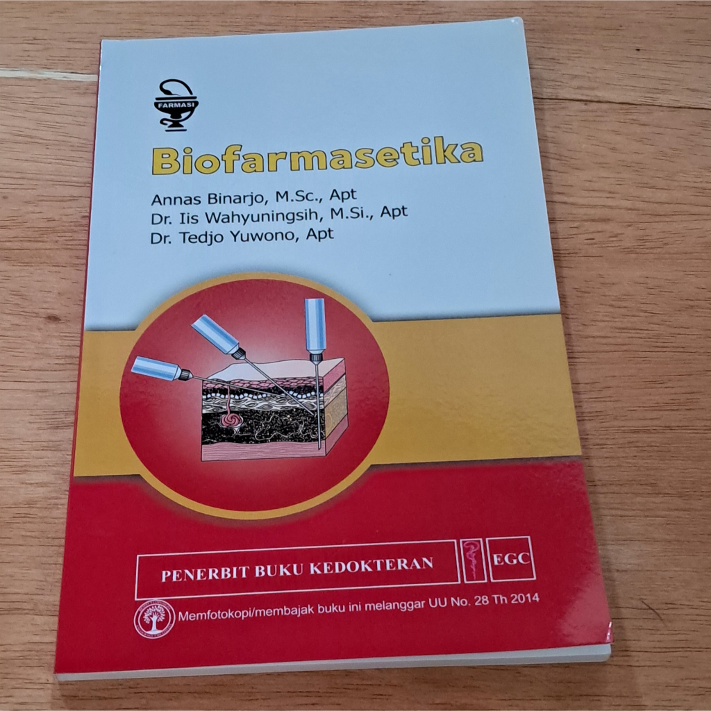Jual Buku Farmasi : Biofarmasetika EGC | Shopee Indonesia