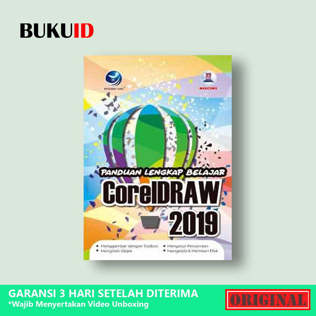 Jual Buku Panduan Lengkap Belajar Coreldraw 2019 Original Shopee