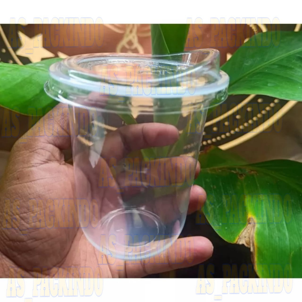 Jual CUP 14 oval + tutup STRAWLESS LID | Shopee Indonesia