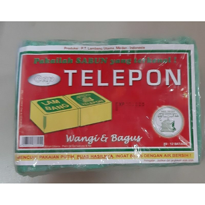 Jual Sabun Cap Telepon (1 pak isi 12 batang) | Shopee Indonesia