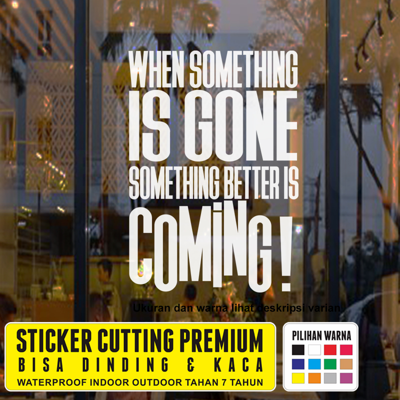 Jual Stiker Dinding Katakata Motivasi Quotes untuk Kaca Kantor Kamar ...