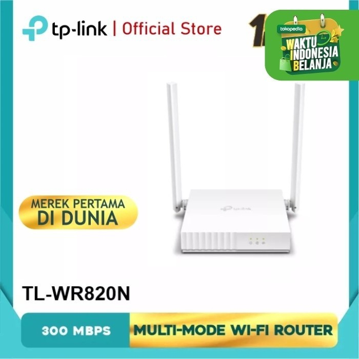 Jual TP-LINK TL-WR820N 300MBPS Wireless Router 820N | Shopee Indonesia