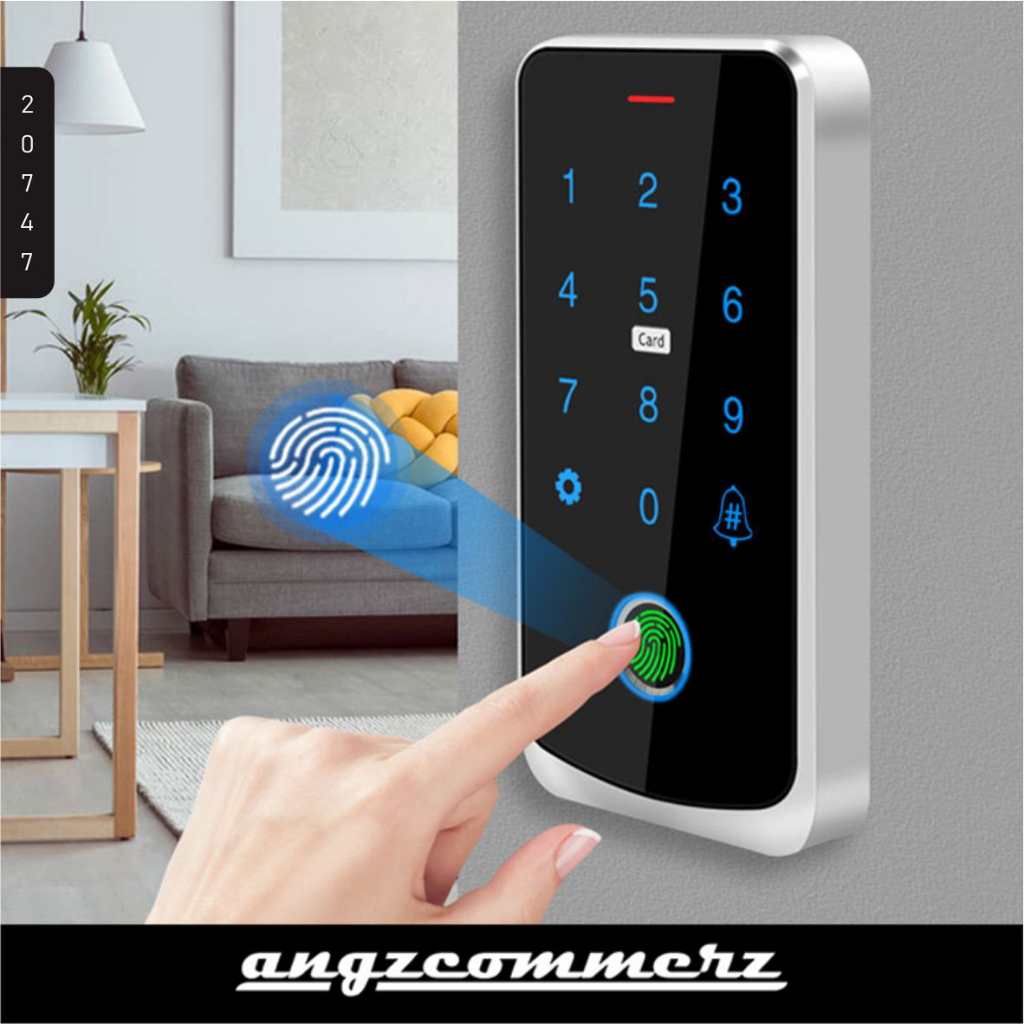 Jual SMART ACCESS CONTROL TUYA IP67 BLUETOOTH FINGERPRINT CARD 13.56MHZ ...