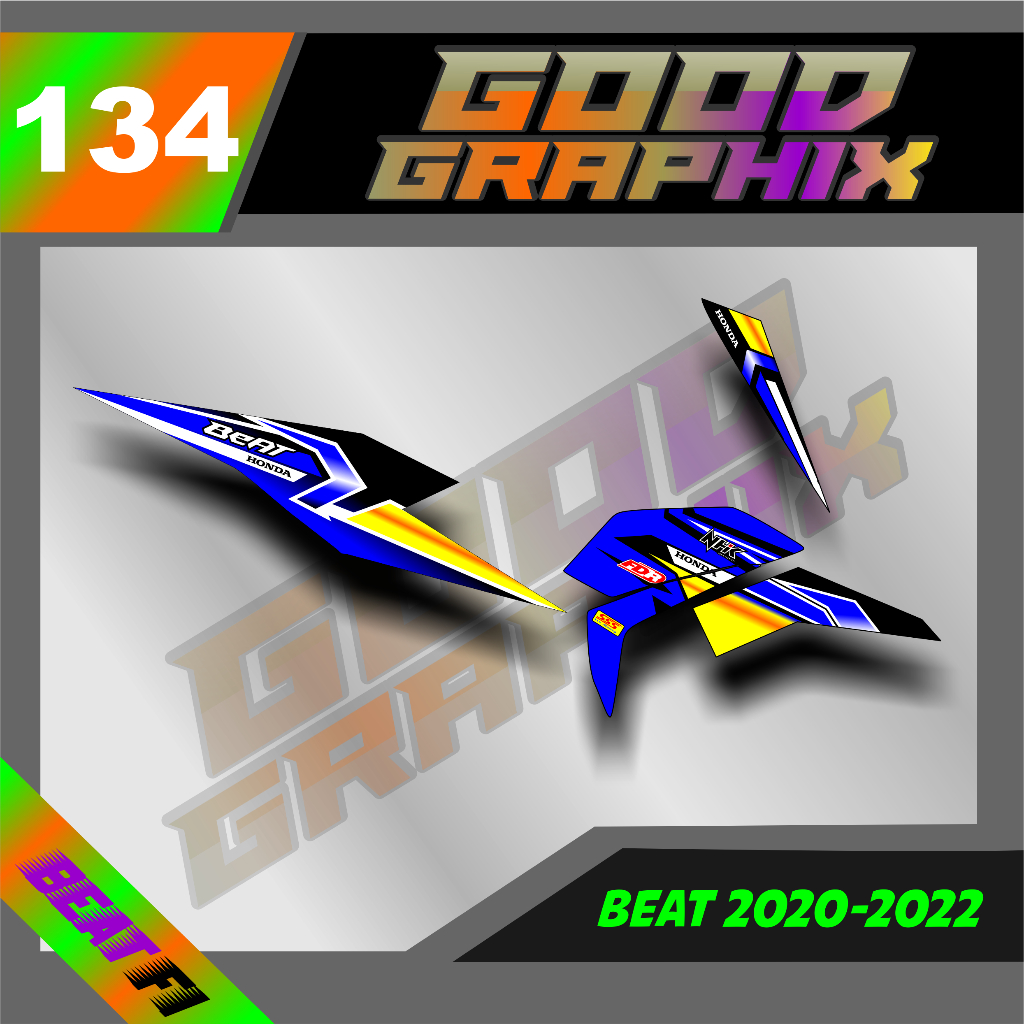 Jual ready striping Honda Beat 2020-2022 full body | Shopee Indonesia