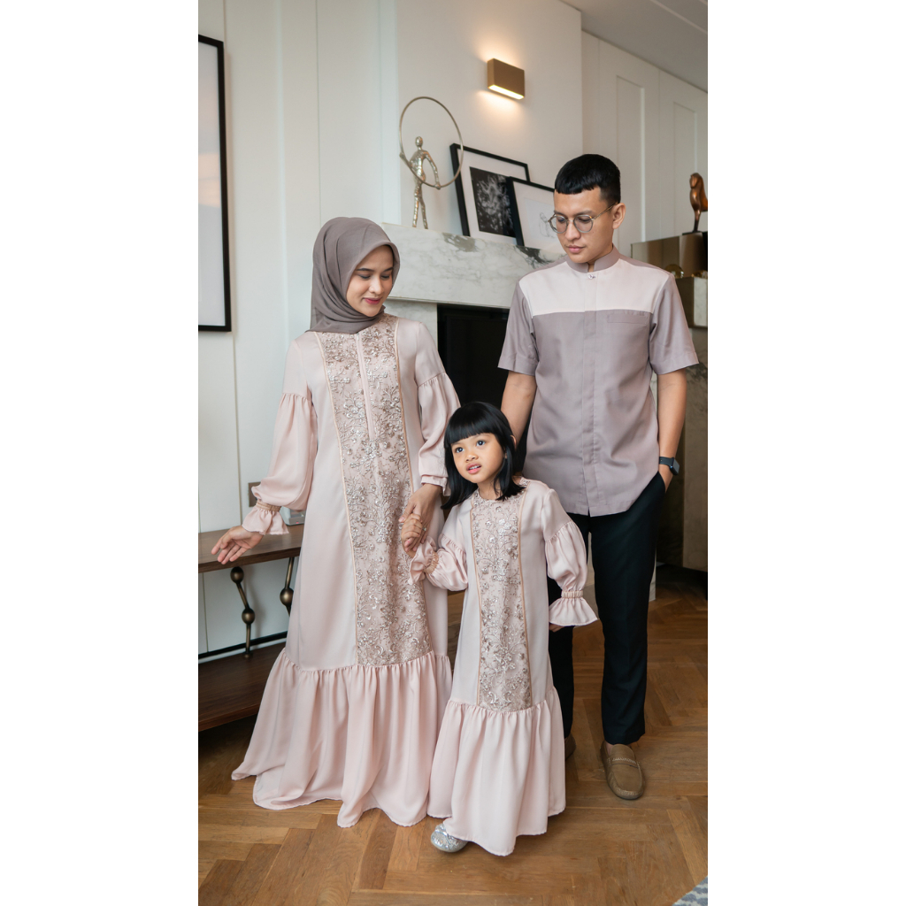 Jual Shafa Set Family (Nude Pink, Peach) | Shopee Indonesia
