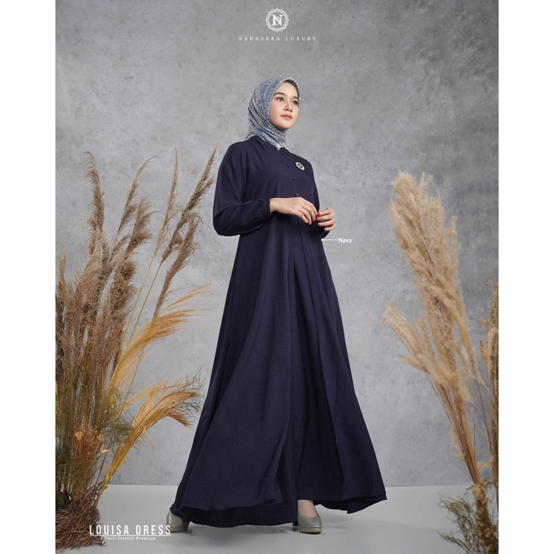 Jual Special Price | Louisa Dress by Nadheera Luxury | Dress Terbaru Nadheera | Gamis Nadheera ...