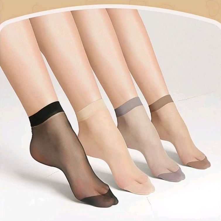 Jual Kaos Kaki Stocking Wanita Ultra Tipis Minimalis Kaos Kaki Wanita ...