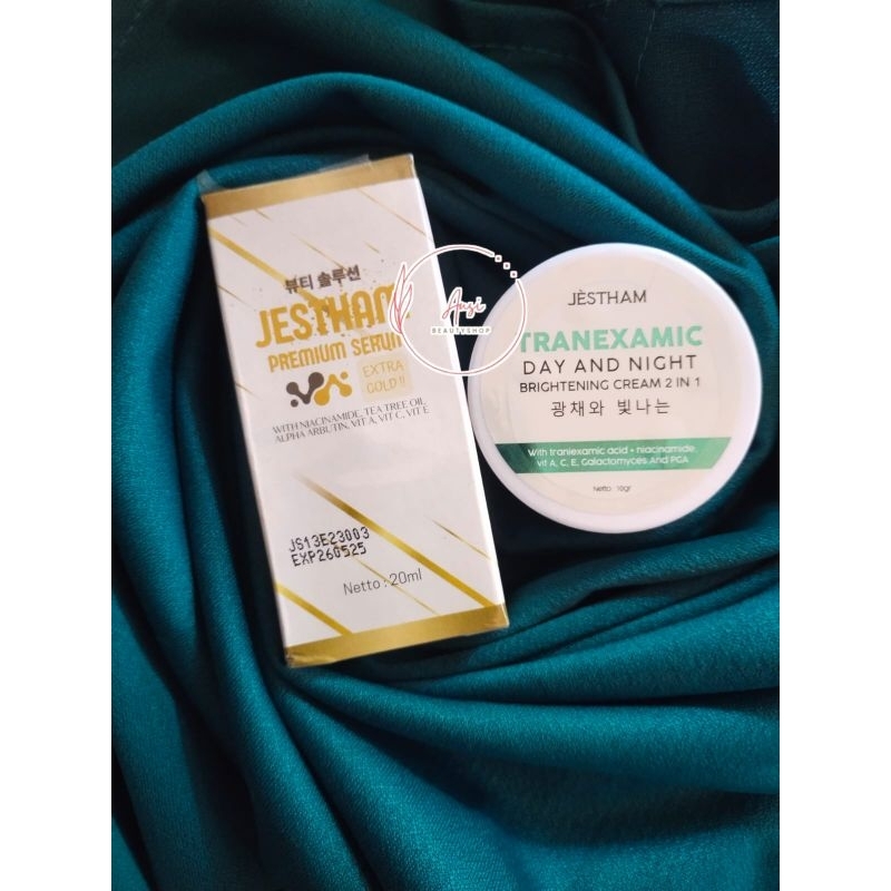 Jual Jestham Tranexamic + Gold Serum (original) | Shopee Indonesia