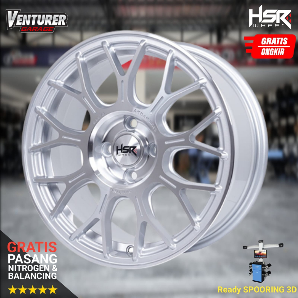 Jual VELG MOBIL HSR WHEEL RAI S5 RING 16 HOLE 4X100 COCOK UNTUK JAZZ ...