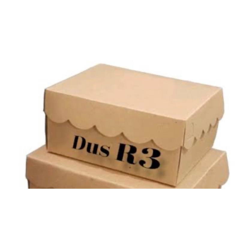 Jual Kotak snack r3 kraft kotak kue r3 | Shopee Indonesia