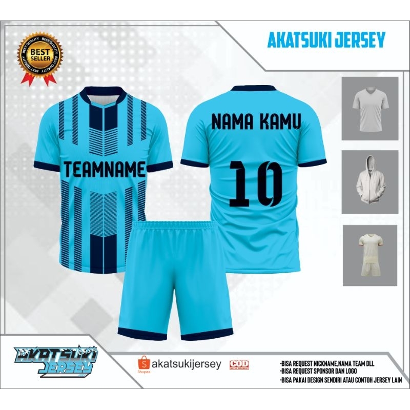 Jual JERSEY SEPAK BOLA CUSTOM FULL PRINTING | Shopee Indonesia