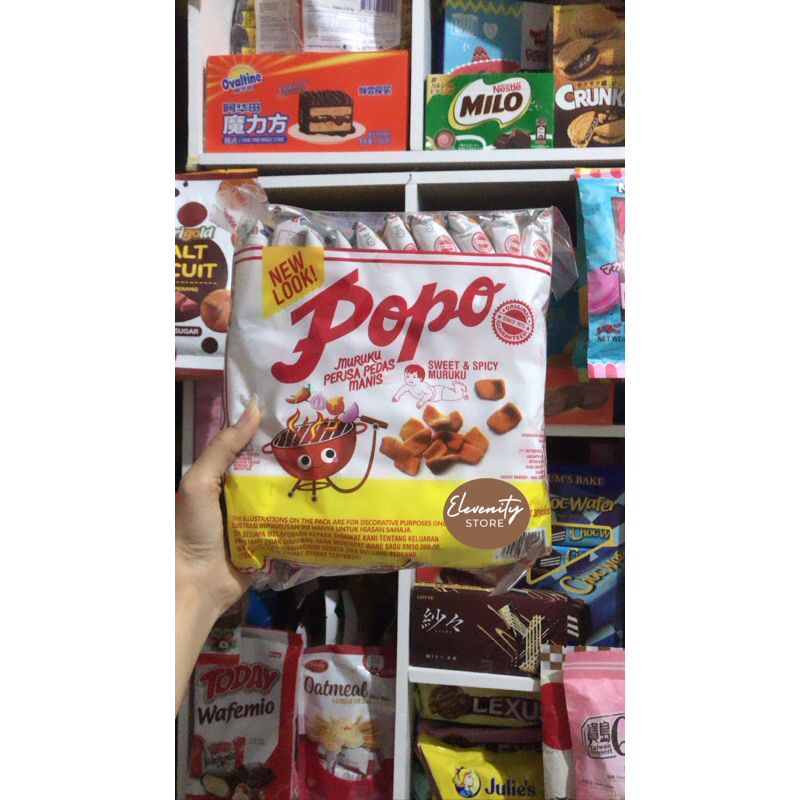 Jual Muruku Popo Snack Ikan Original Perisa Pedas Manis Sweet & Spicy ...