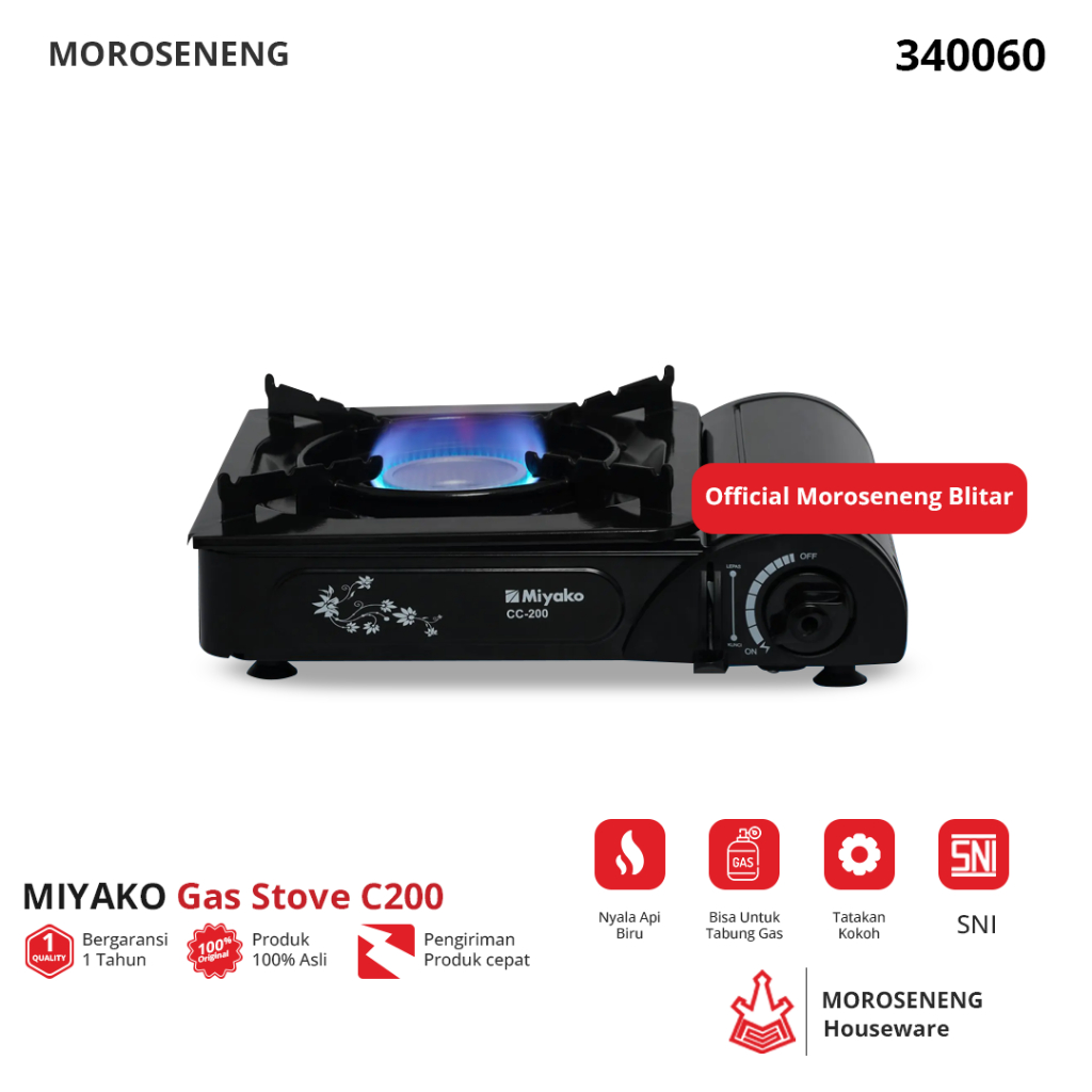 Jual Kompor Portable Miyako CC 100 Kompor 1 Tungku | Shopee Indonesia