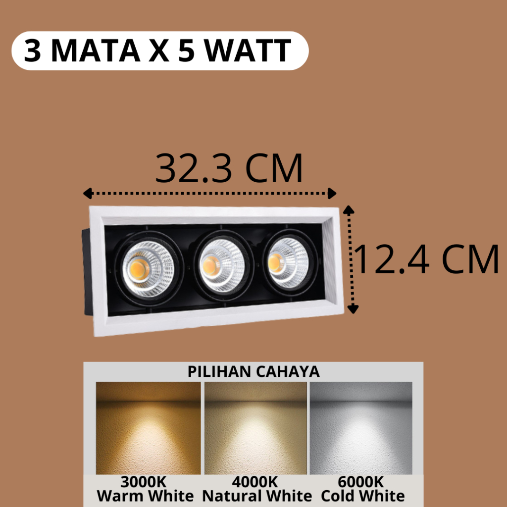 Jual Lampu Sorot Lampu Halospot Grill Light Lampu Spotlight LED 10W ...