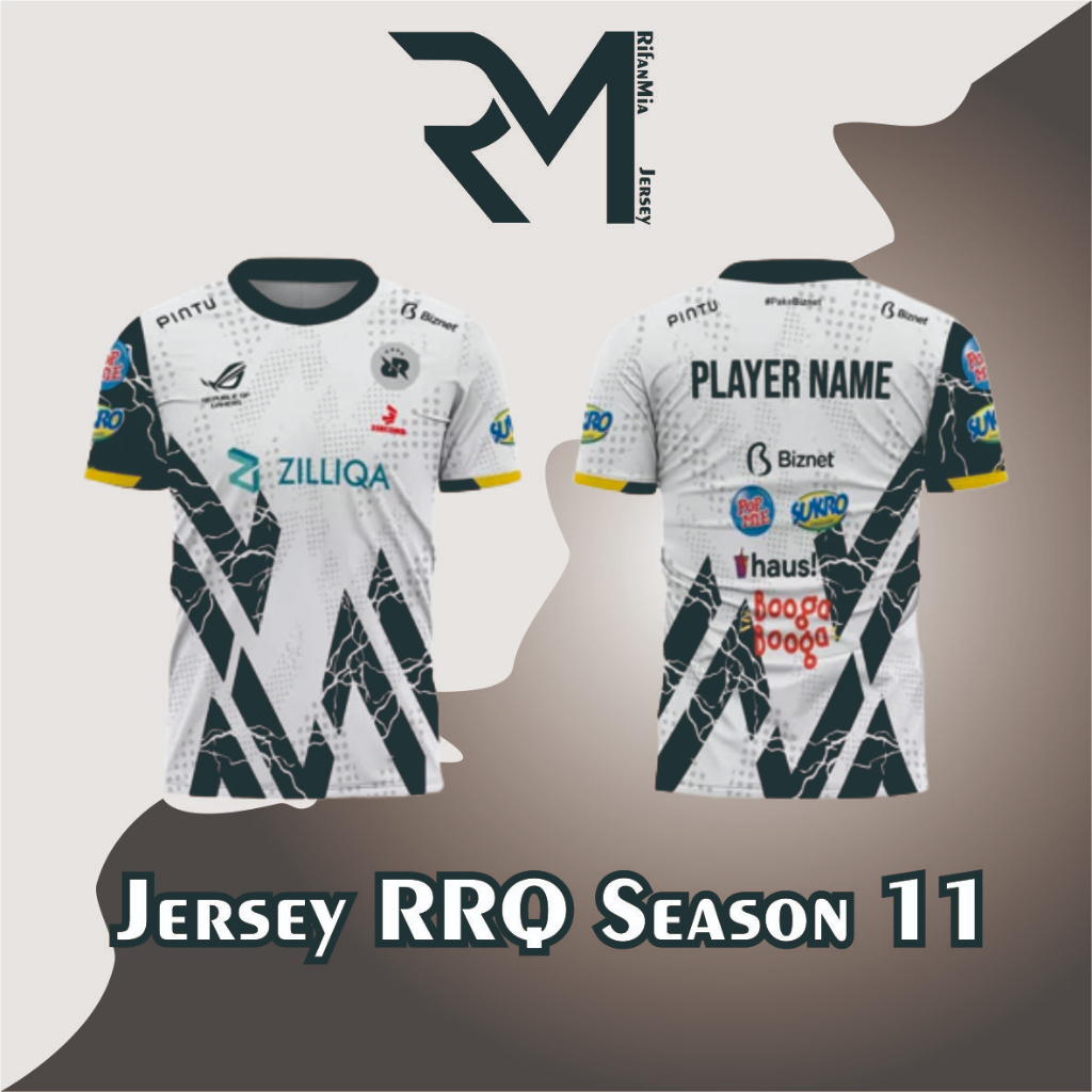 Jual JERSEY RRQ SEASON 11 TERBARU 2023 (PUTIH) | Shopee Indonesia