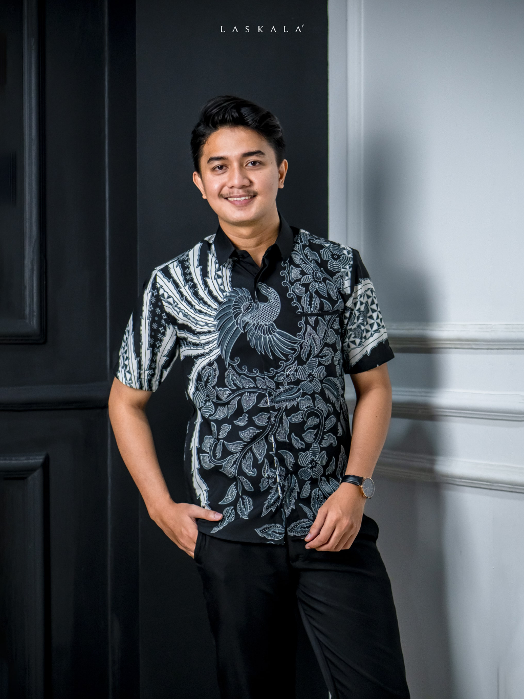 Jual Laskala Premium Batik - Omega | Slimfit | Lengan Pendek | Shopee ...