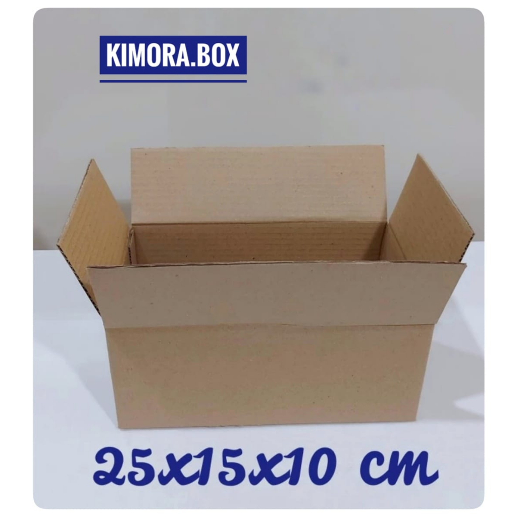 Jual kardus karton box uk. 25x15x10 cm...ST (SHEET) / SINGLE WALL POLOS ...