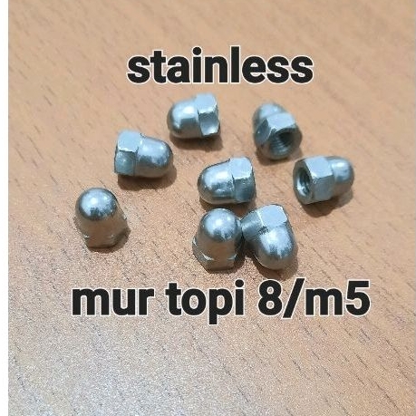 Jual mur topi 8 atau m5 harga per 3pcs | Shopee Indonesia