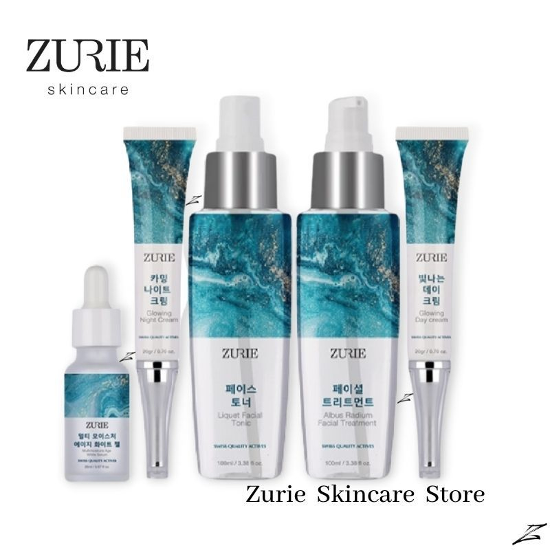 Jual ZURIE PAKET GLOW AND WHITE SERIES | Shopee Indonesia