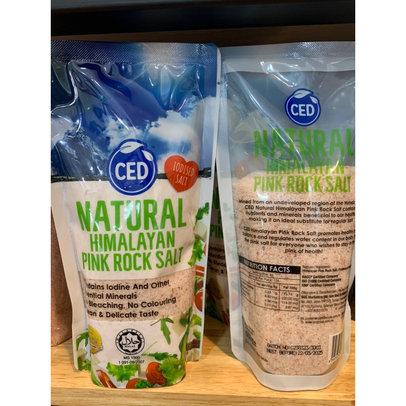 Jual GARAM CED NATURAL HIMALAYAN PINK ROCK SALT | Shopee Indonesia