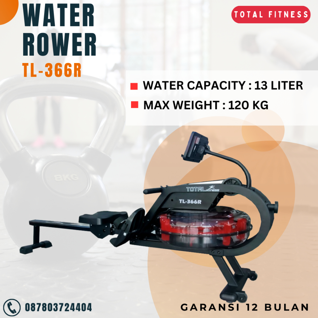 Jual Alat Fitness Water Rower - Water Rowing Machine | Shopee Indonesia