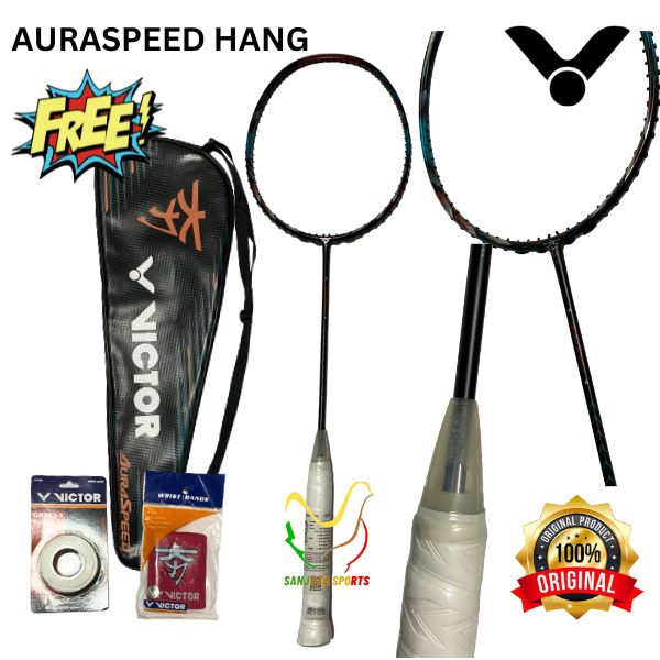 Jual RAKET VICTOR BADMINTON BULUTANGKIS VICTOR AURASPEED HANG ORIGINAL ...