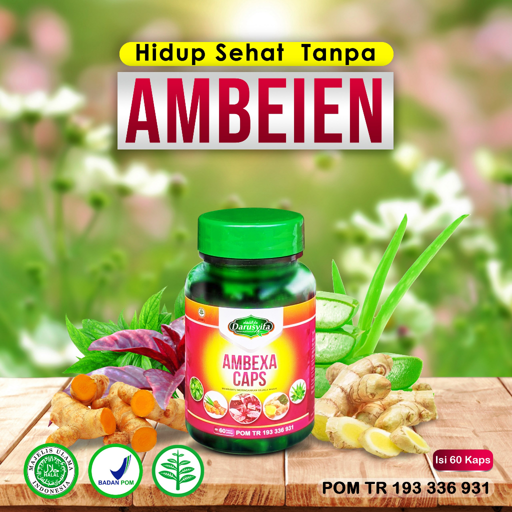 Jual TERAMPUH Kapsul Daun Ungu AMBEXA Obat Wasir dan Ambeien Darusyifa ...