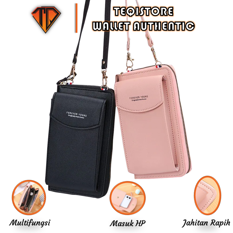 Jual Tas Mini Wanita Lucu Forever Young Tas HP Selempang Tali Panjang ...