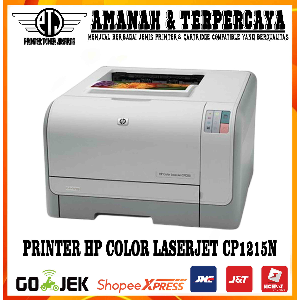 Jual Printer Hp laserjet cp1215N cP 1215 N color siap pakai | Shopee ...